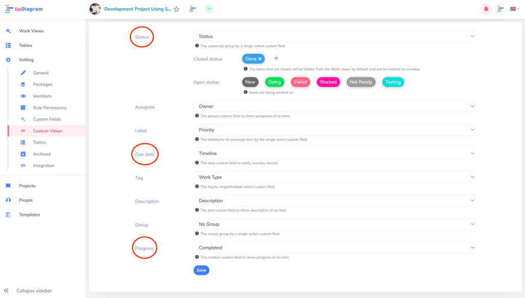 Set Up Gantt Chart - Updiagram